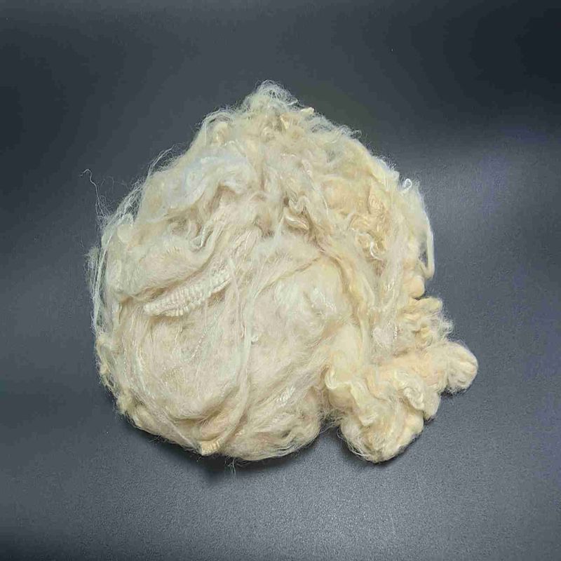 Biodegradable Environment-Friendly Natural Color Soybean Protein Fiber ...