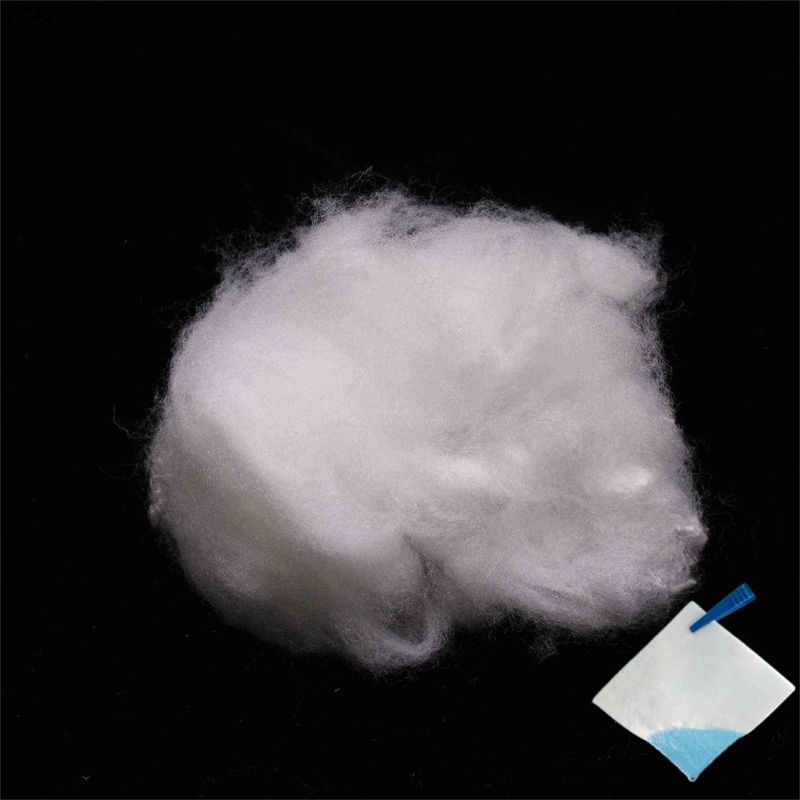 Water Absorbent Ethylene Propylene Side By Side Fiber 6D Antibacterial ...