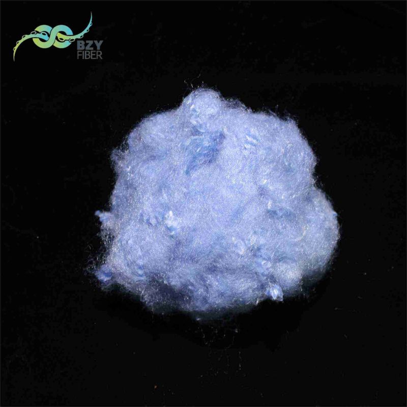 A Grade PET Polyester Staple Fibre Blue 51mm For Production Of Non Woven