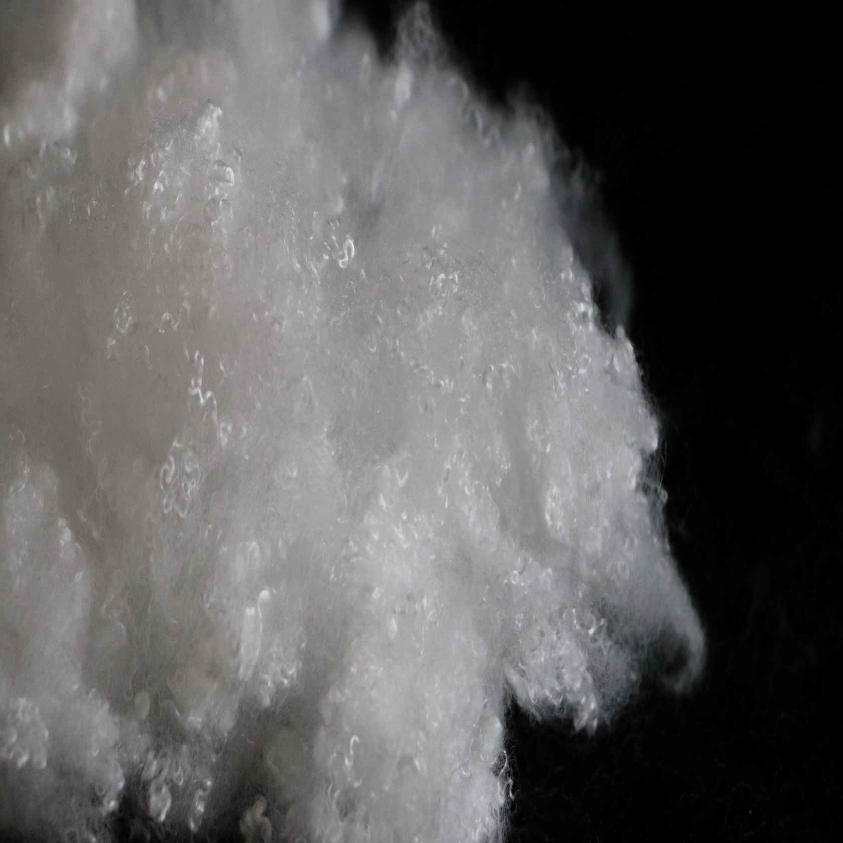 HCS Virgin Hollow Fiber For Pillows Filling White Conjugated Polyester ...
