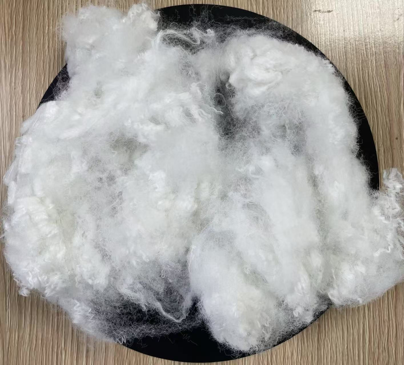 Virgin Polyester Staple Fiber 15D 64mm White Standard GRS Certificated